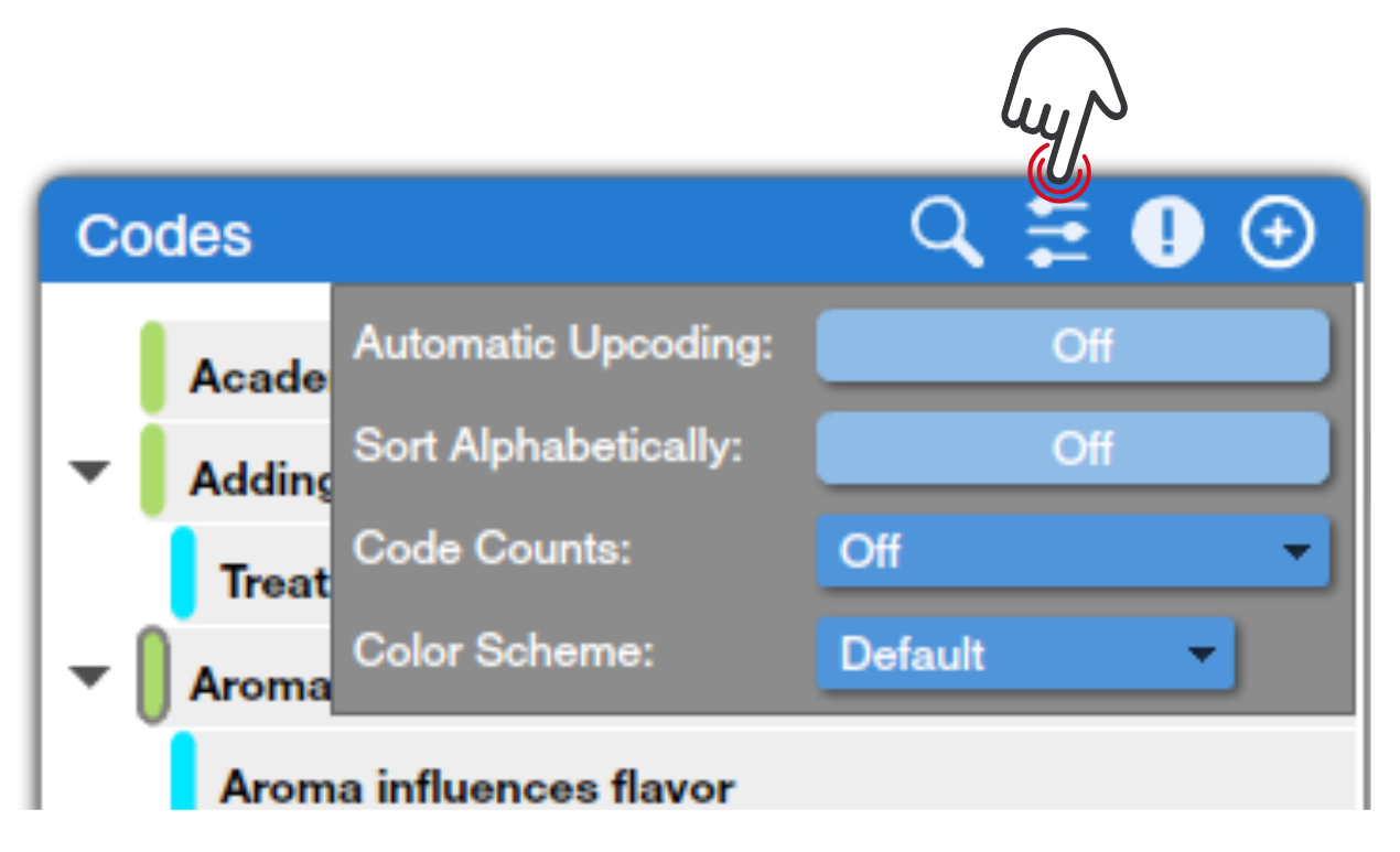 Codebook Settings – Dedoose Learning Center